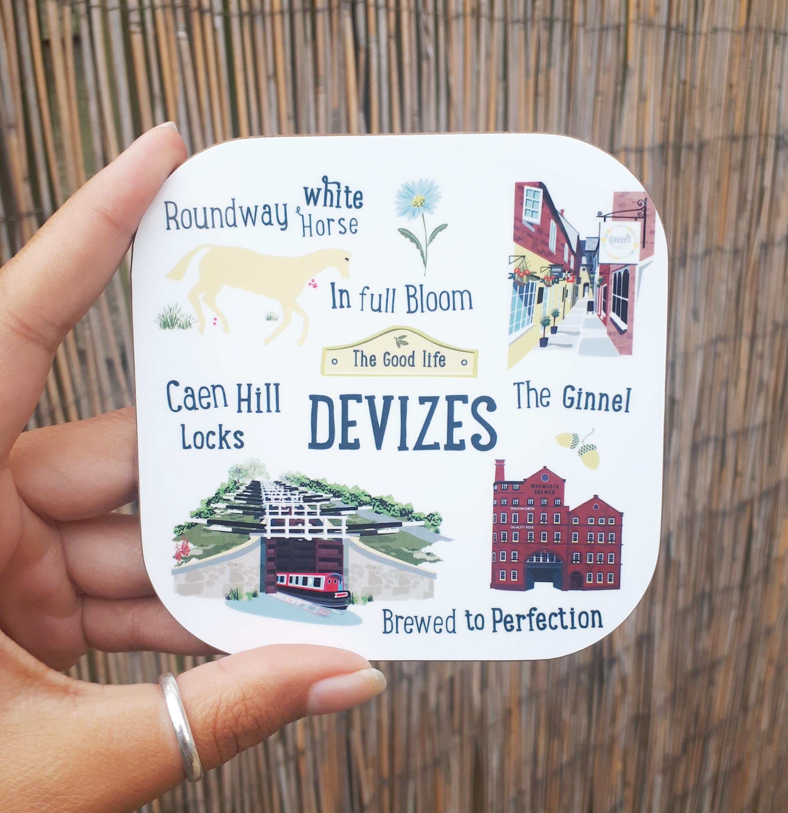 Devizes 'The Good Life' Coaster – Happiness Is Handmade